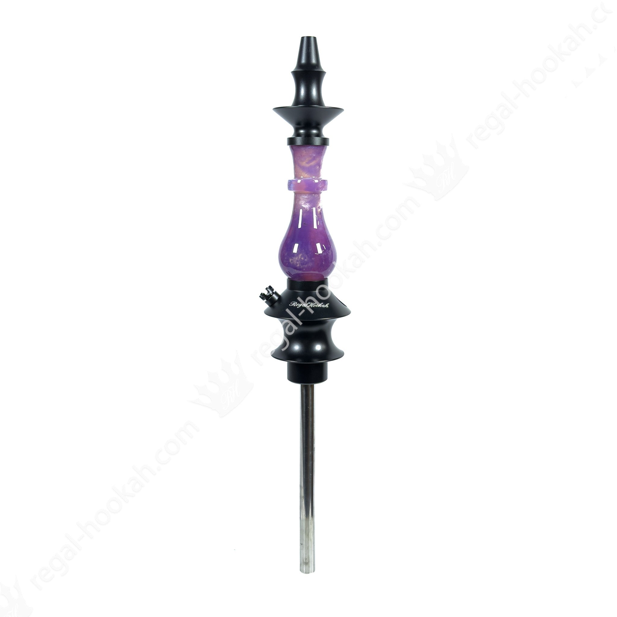 Regal Hookah Prince Epoxy Purple Wood